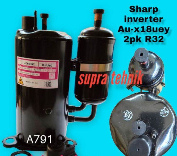 kompresor ac inverter sharp 2pk x18uey 791 | Lazada Indonesia