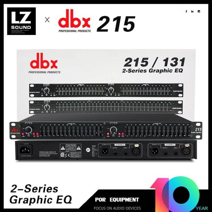 DBX EQ215/215s /131 2-Series Graphic Equalizer DUAL 15 Band Graphic DBX ...