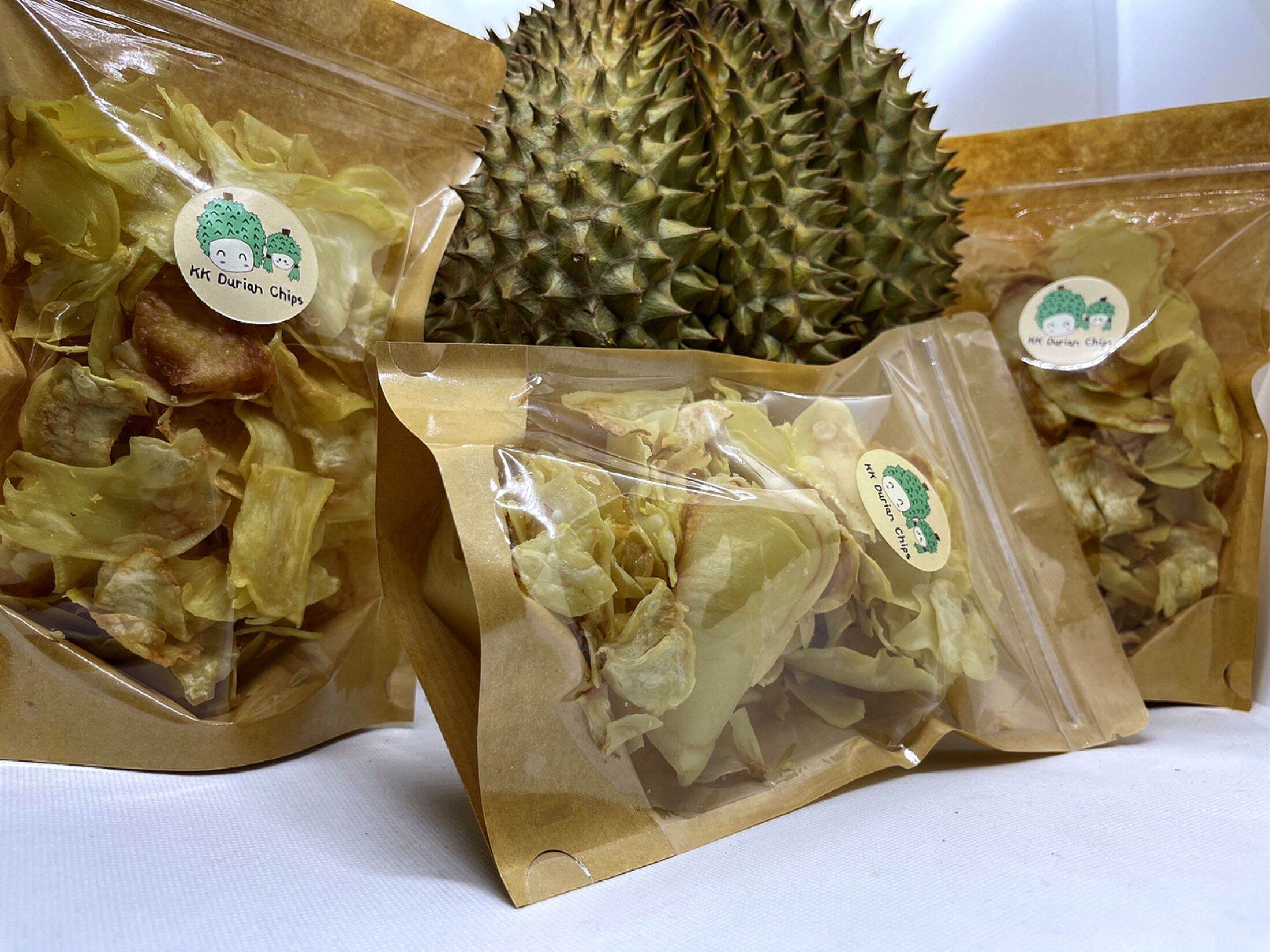 ทุเรียนทอด (Durian Chips)เกรด A(แผ่นใหญ่) ขนาด 105 กรัม ทุเรียนหมอนทอง ...