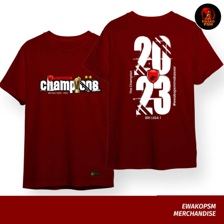 [PREMIUM] Baju Kaos PSM Makassar Edisi Champion 2023 Combed 24s / Kaos Champion PSM 2023 / PSM ...