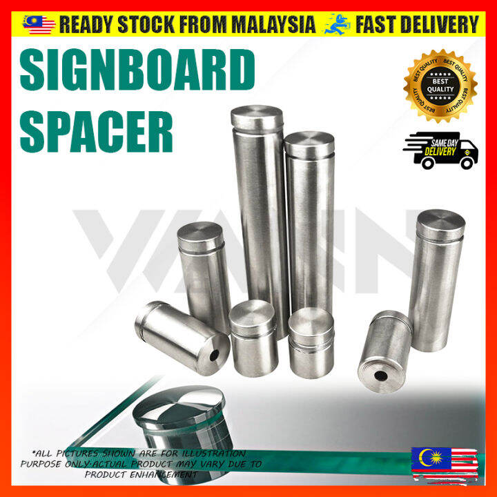 [READY STOCK] Advertising Signboard Screw Holder Standoff Glass Acrylic ...