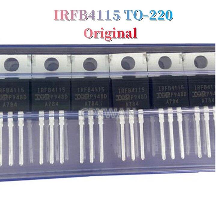 5Pcs Original IRFB4115 TO-220 IRFB4115PBF TO220 150V/104A N-Channel MOSFET ทรานซิสเตอร์ใหม่ ...