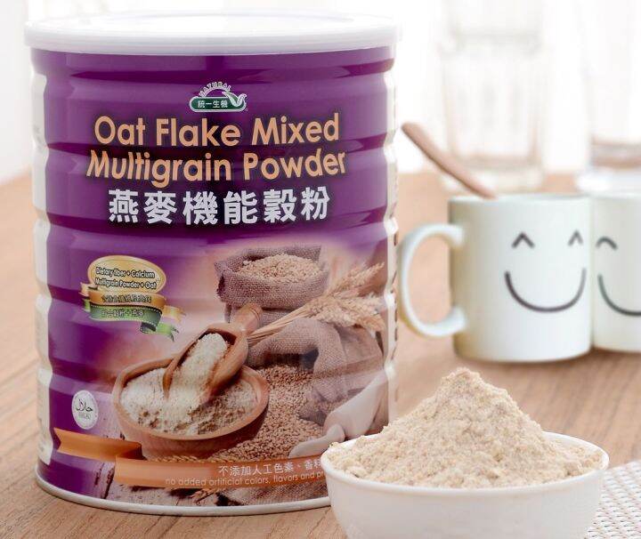 UNI-PRESIDENT Oat Flake Mixed Multigrain Powder 850G 🌱🌱850g A nutritional beverage combining a ...