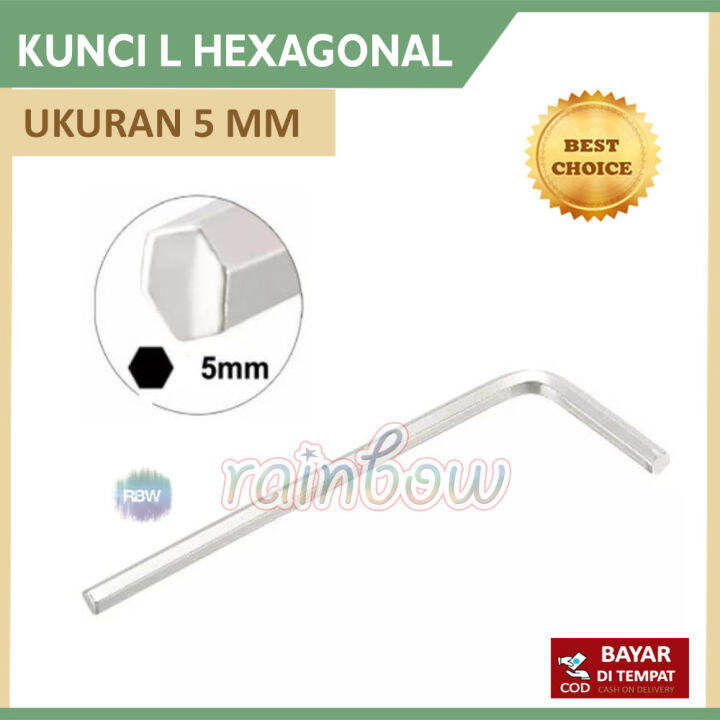 Kunci L 1 PC / Kunci L Set 10 Pcs Hex Key Ring Huidi Tools 10 Kunci ...