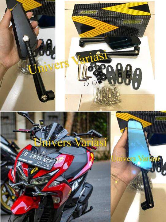 SPION WINGLET ORIGINAL FULL CNC MERK REAR MIRROR STEALTH REAR MIRROR ...