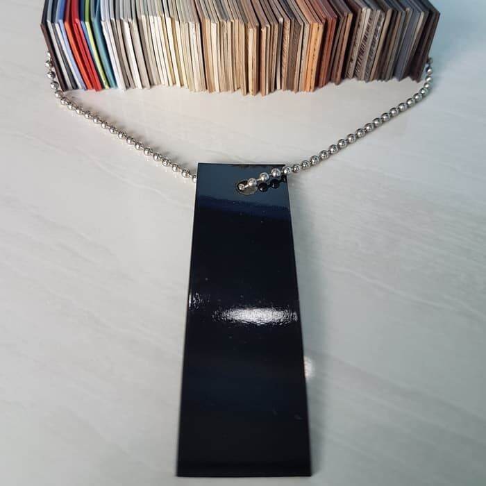 Taco Edging Hpl 003-G HITAM KILAP / BLACK GLOSS Lebar 22mm x Tebal 1mm ...