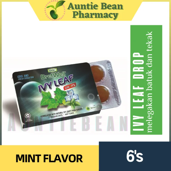TIMO Brefwell Ivy Leaf Drops (blister) 6 lozenges | Lazada