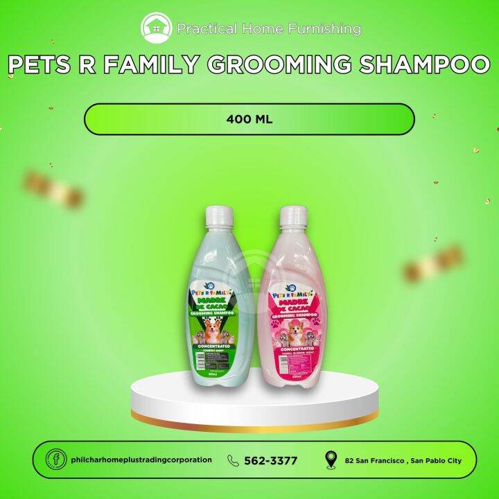 PHF - PETS R FAMILY MADRE DE CACAO Grooming Shampoo 400ml | Lazada PH