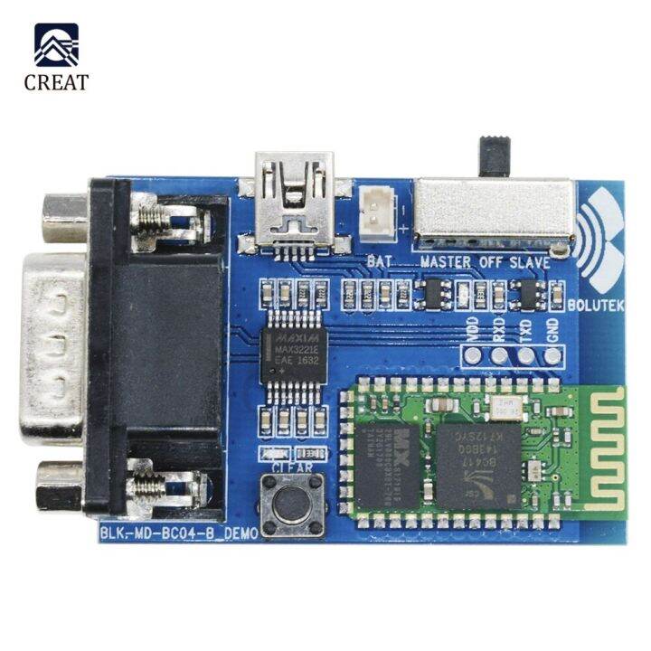RS232 Bluetooth Serial Adapter Board Master Slave 2 Modes 5V Mini USB ...