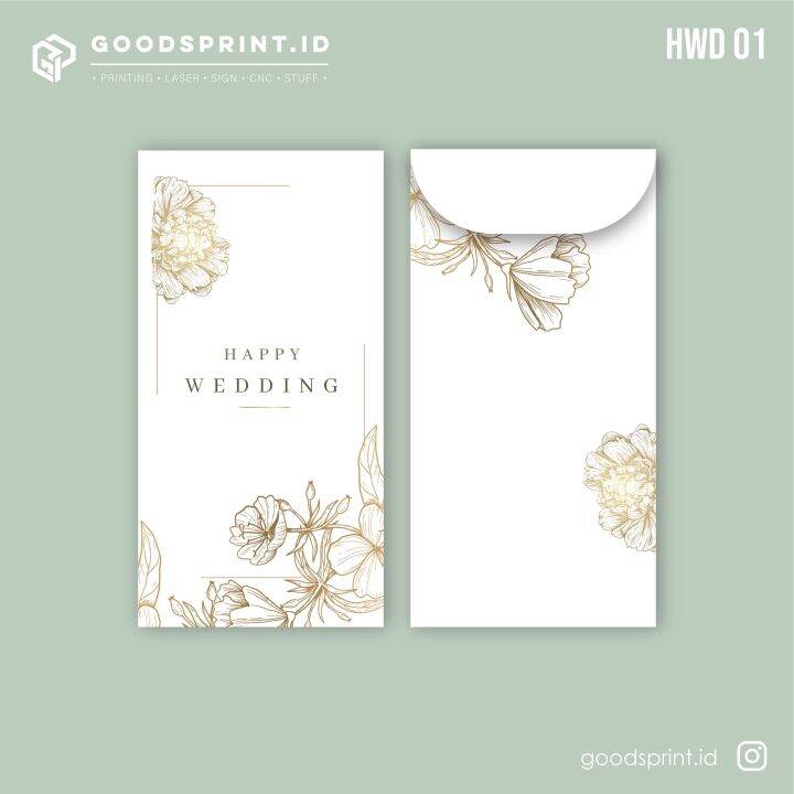 Amplop Wedding Angpao Pernikahan Amplop Hadiah Nikah Wedding Gift Kado ...