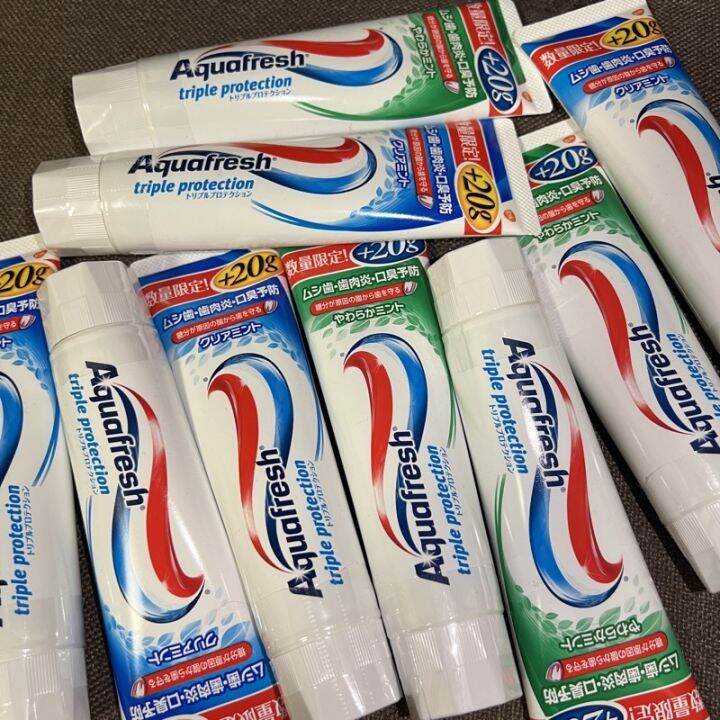 พร้อมส่ง 160g ยาสีฟัน Aquafresh จากญี่ปุ่น | Lazada.co.th