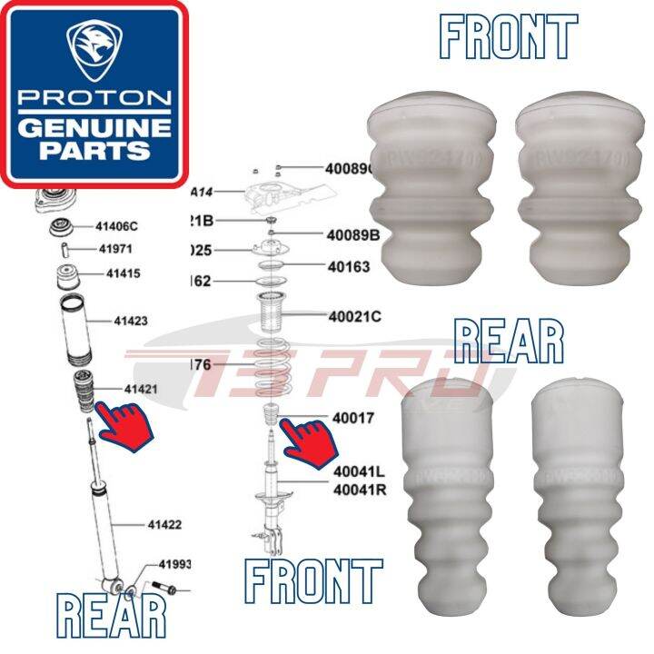 [Price for 1Pair] Proton New Saga VVT Genuine Front Depan PW924799 or ...