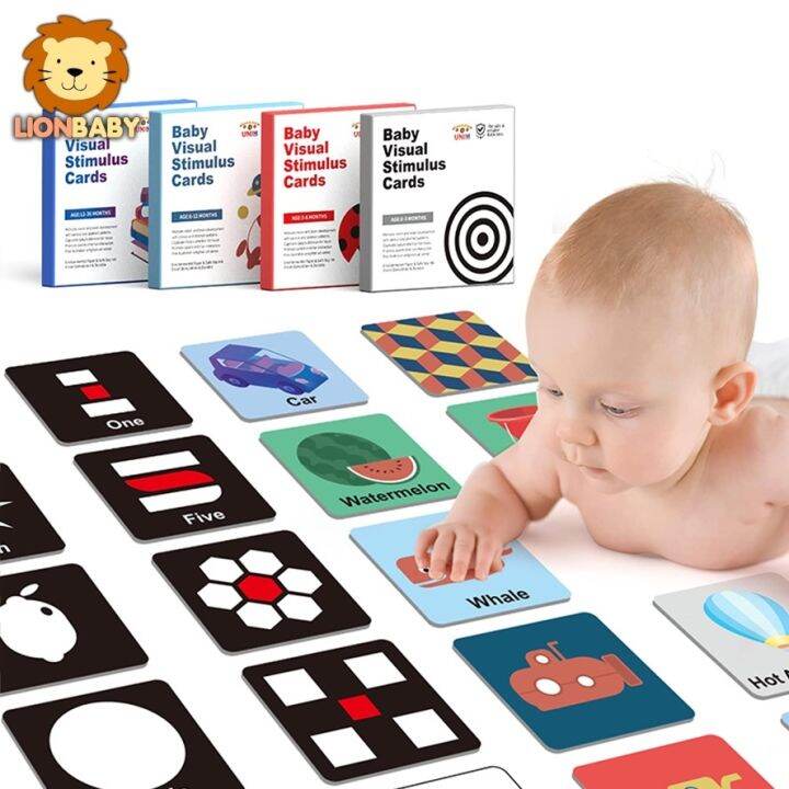 Baby flashard Sensory visual stimulation cards Early learning ...
