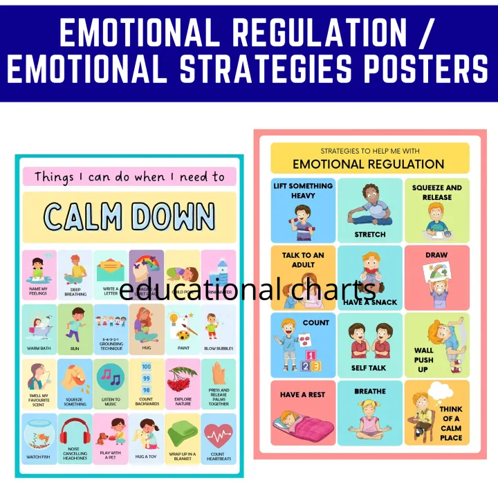 Emotional Regulation Posters / Emotional Strategies Posters, Emotions ...