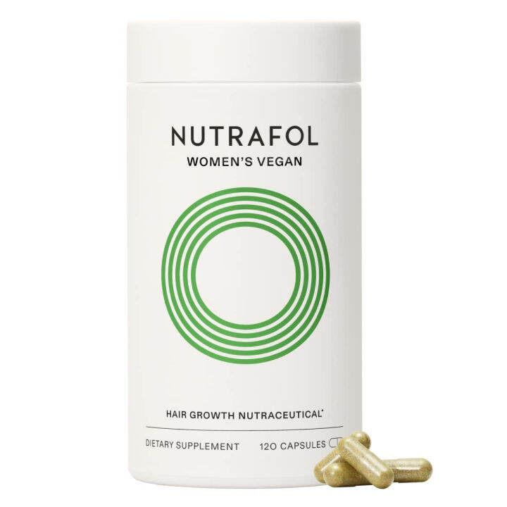 Nutrafol Women's Vegan Hair Growth Supplements, Plant-based, Ages 18-44 ...