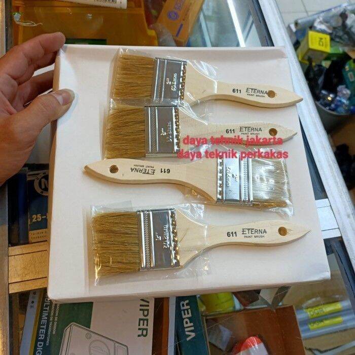eterna kuas 2" / kuas cat eterna 2" 2 in DTJ | Lazada Indonesia