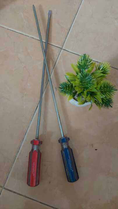 OBENG KURUS SET (+) (-) 12" VITATOOLS | Lazada Indonesia