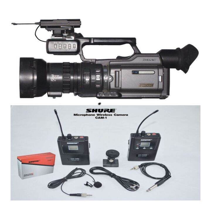 Mic Wireless Shure Cam 1 ( For Camera / Handycam ^ Shooting ) | Lazada ...