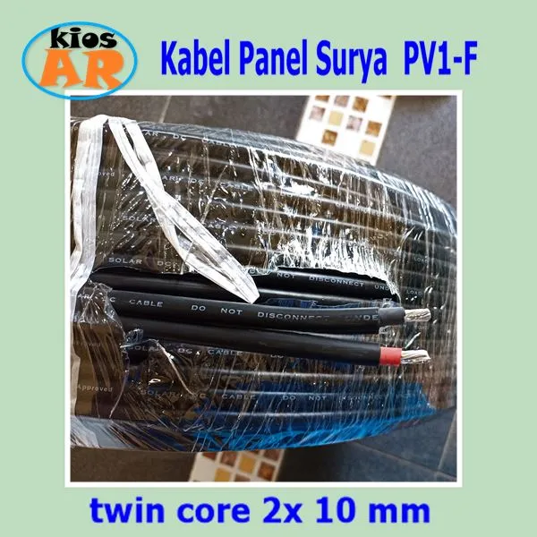 Kabel Panel Surya PV1-F 2X10mm Twincore Tinned Copper | Lazada Indonesia
