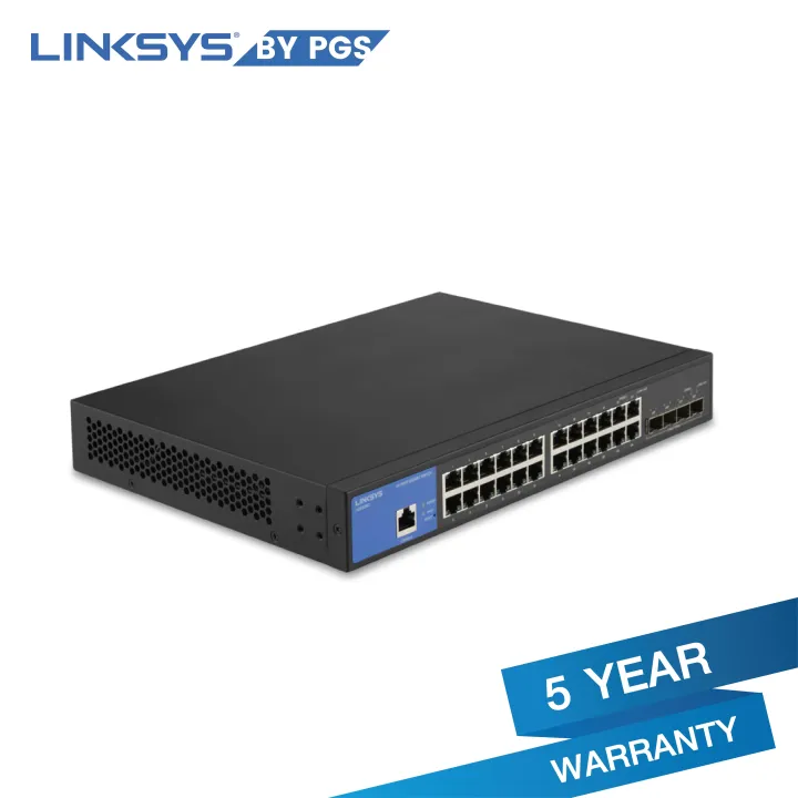 Linksys LGS328C Managed Gigabit Switches 24 Port + 4SFP (สวิตซ์ ...