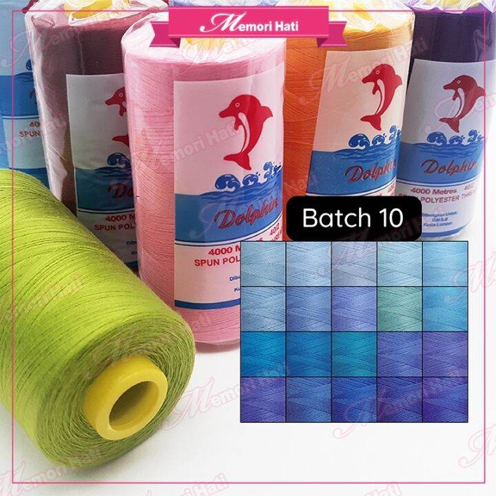 1pc 4000m Dolphin Sewing Threads / Benang Jahit Biasa / Batch 10 | Lazada