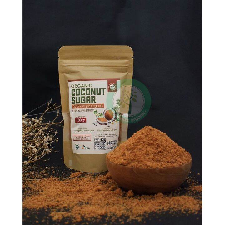 ORGANIC COCONUT SUGAR - GULA KELAPA ORGANIK 100GR | Lazada Indonesia