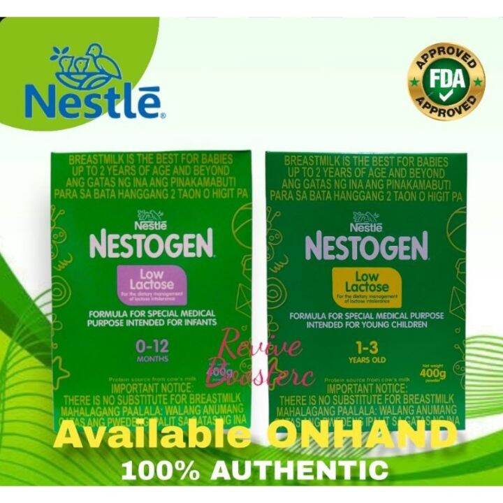 NESTOGEN LOW LACTOSE 400g Sell food and drink | Lazada PH