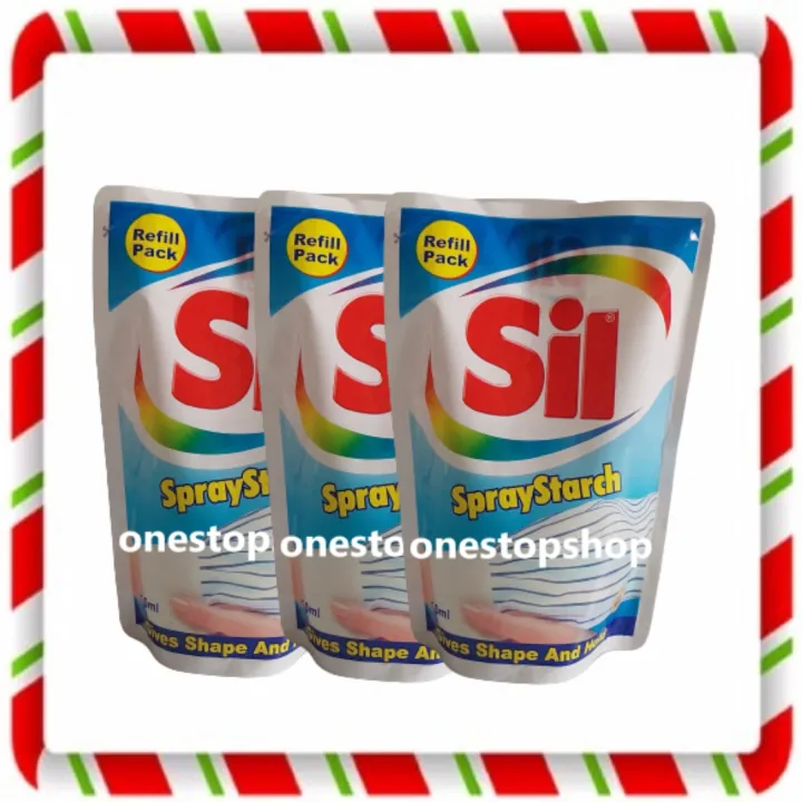 Sil Ironing Aid Spray Starch 250mL Refill x3 | Lazada PH