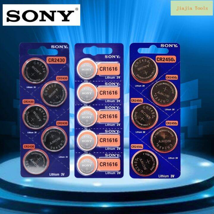 Sony CR2450，2430，1616 , 5ก้อน ถ่าน รีโมท ของแท้ ล็อตใหม่ล่าสุด | Lazada ...