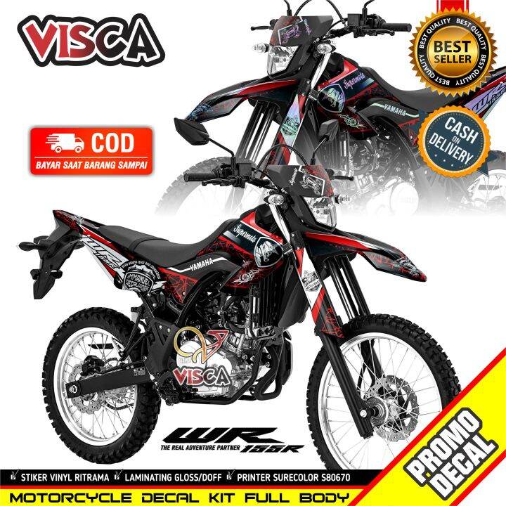 Decal WR 155 Full Body Super Moto Stiker WR 155 Full Body Dekal WR 155R ...