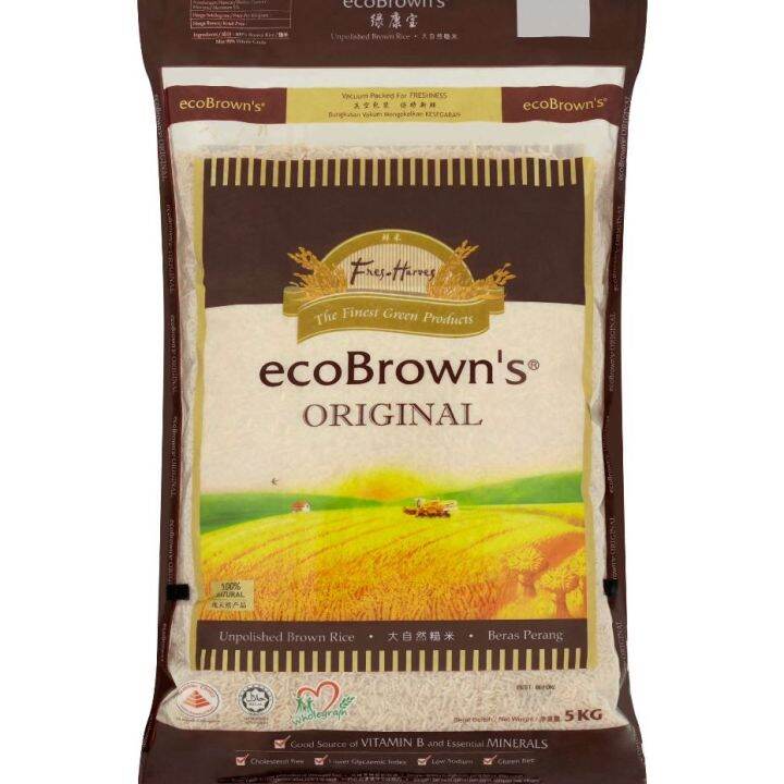 ECOBROWNS ORIGINAL BROWM RICE 5KG | Lazada