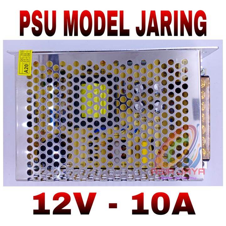 PSU Jaring 12V 10A - Power supply 10A 12V | Lazada Indonesia