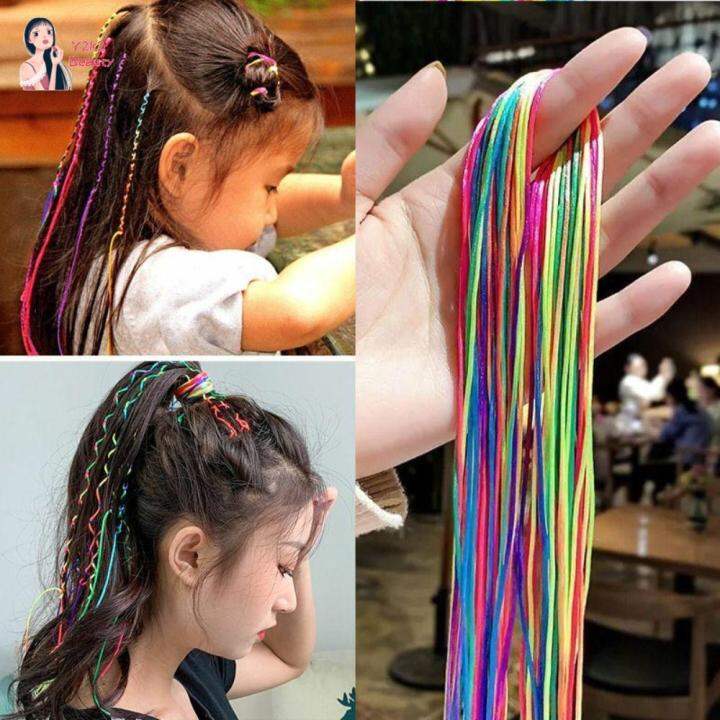 เครื่องประดับผมแต่งผมตรง Y2K2สำหรับปาร์ตี้ประจำวันของตกแต่งผู้หญิงน่ารักสาวหวาน DIY หางม้าถัก ...