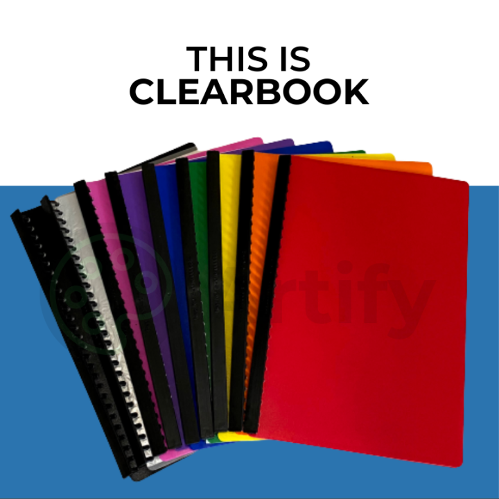 Clearbook A4/Short and Long/FC Clear book 20 pockets High Quality ...
