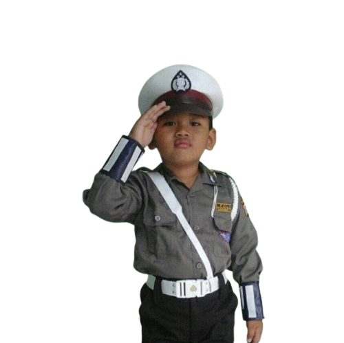 Baju polisi anak setelan komplit / seragam polisi anak | Lazada Indonesia