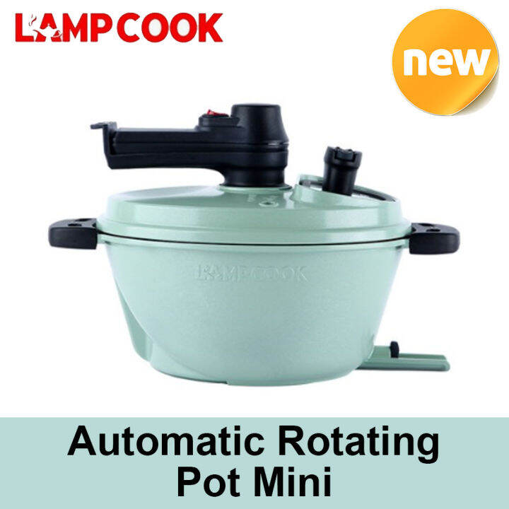 LAMPCOOK Automatic Rotating Pot Mini Universal Cooker Rice Cooking ...