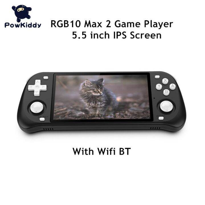 Powkiddy 5 inch RGB10 Max 2 Open Source Handheld Retro Game Console ...