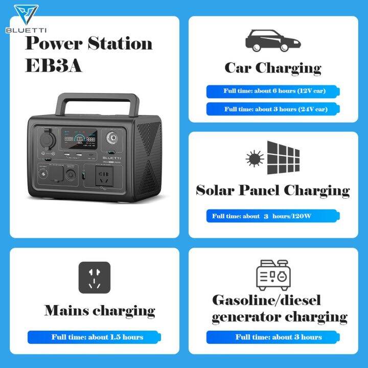 (COD)(ORIGINAL AND AUTHENTIC)EB3A bluetti 600W（Inverter 1200W） 84 ...