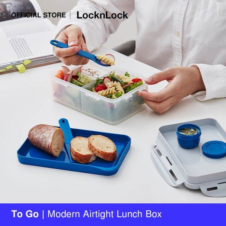 LocknLock To-Go Modern Airtight Lunch Boxes Bento Box for Kids and ...