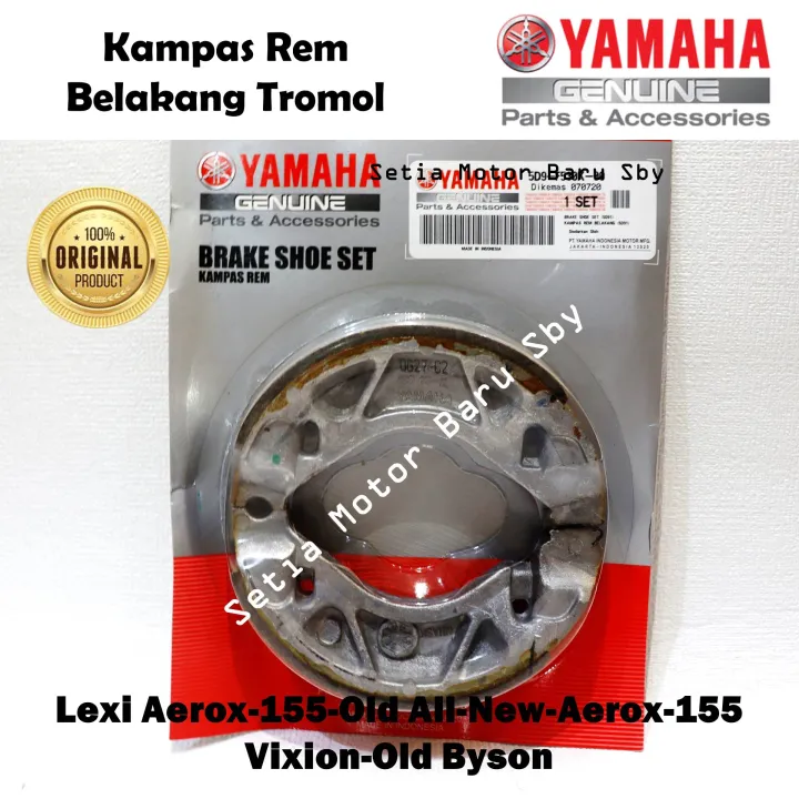 Kampas Rem Tromol Aerox 155 Vixion Old Lexi Byson Asli Original Yamaha ...