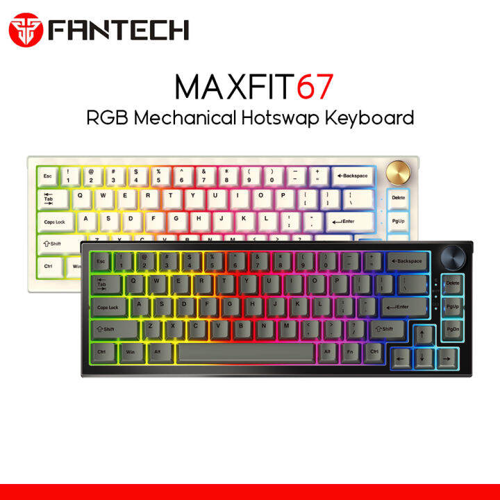 Fantech Gaming Keyboard Maxfit67 MK858 Mechanical Keyboard with 65% ...
