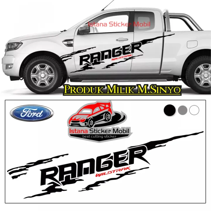 stiker mobil ranger list mobil ford ranger 4x4 cutting sticker mobil ...