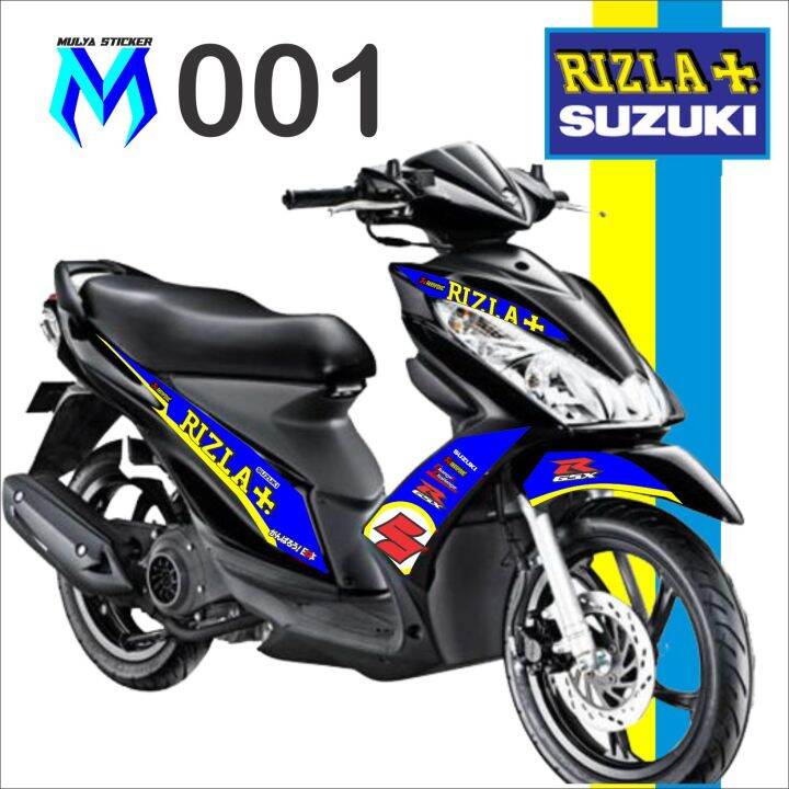 Sticker / decal / striping suzuki skydrive 125 variasi rizla + moto gp ...