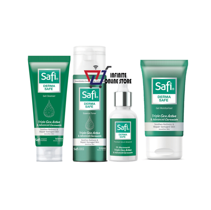 Safi Derma Safe Triple Cica Active Series Skincare Product (Cleanser ...