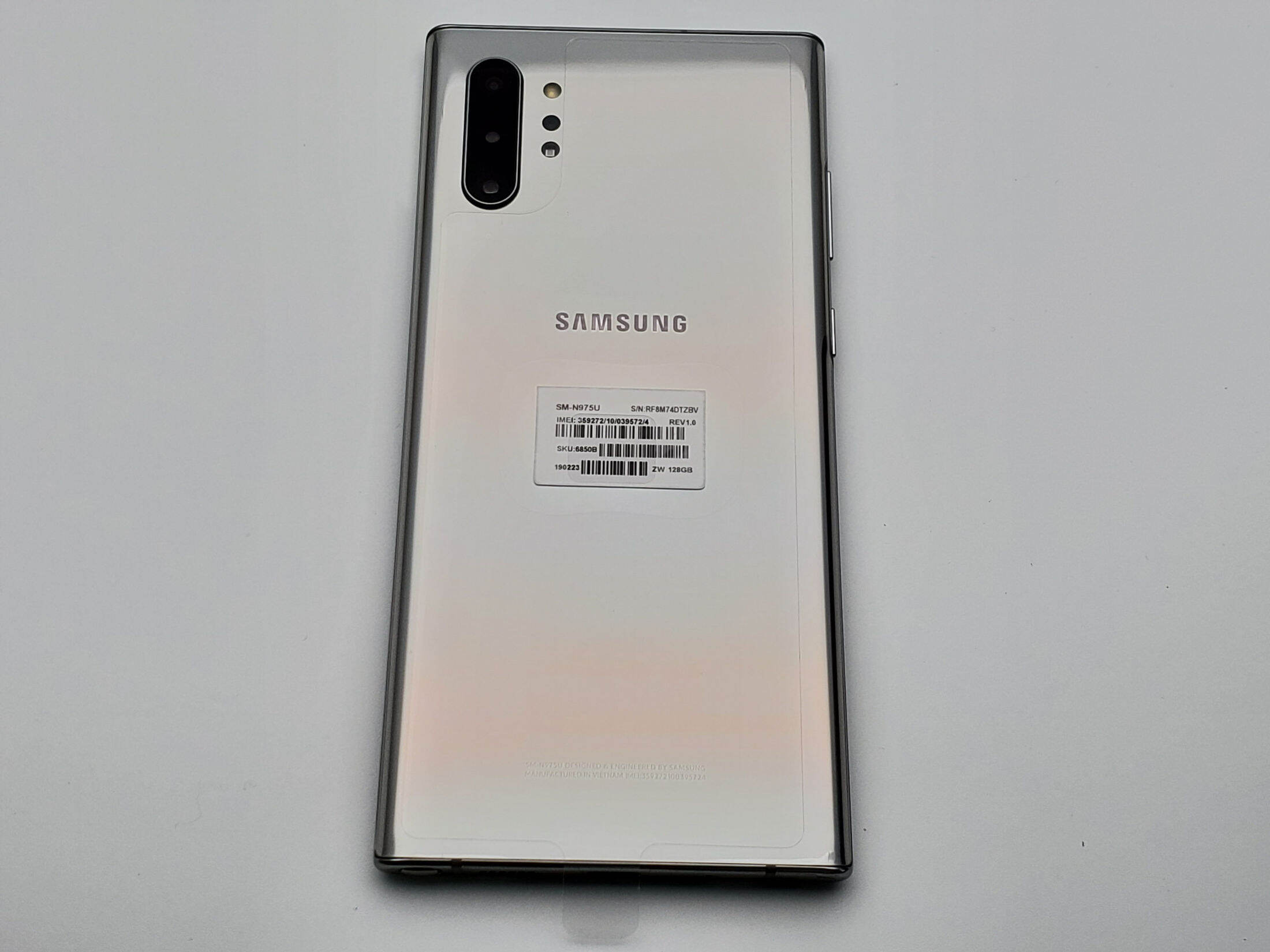 🚏 Samsung Galaxy Note 10 Plus N975U Note10 + N975F / DS 256GB ROM 12GB RAM Octa Core 6.8 ...