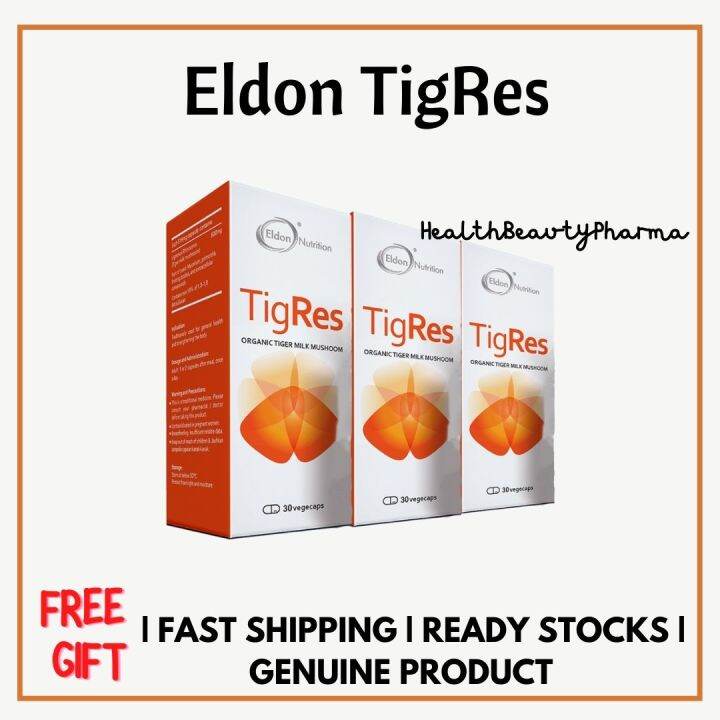 Eldon Nutrition TigRes Capsule (Tiger Milk Mushroom) 30s/ 3 x 30s | Lazada