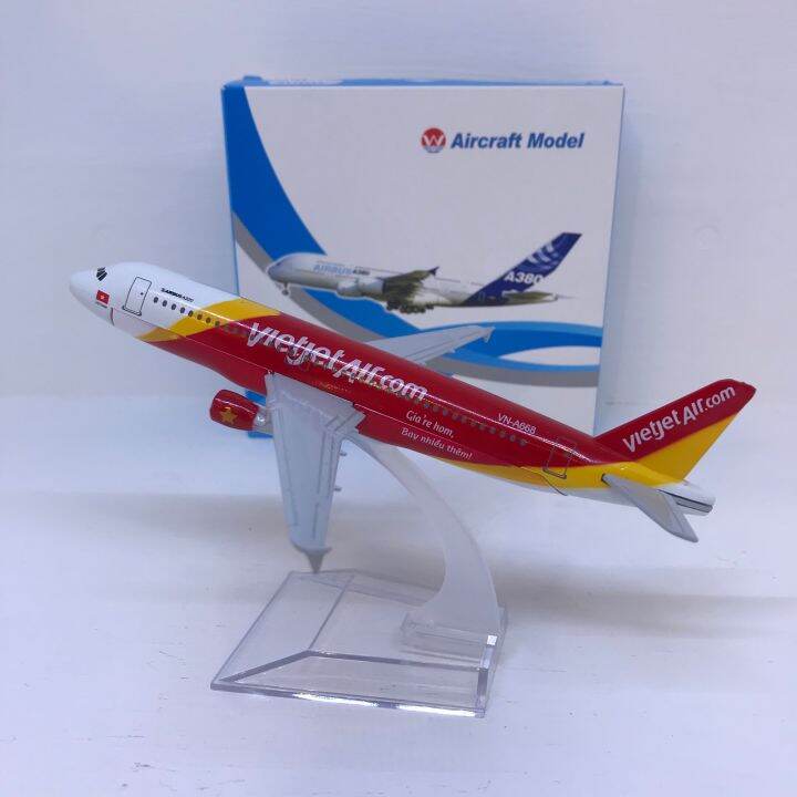 Vietjet Air Airbus (A320) Vietnam Airlines Aircraft Model 16cm Die-cast ...