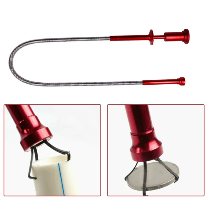 Magnetic Flexible Pick Up Tool Sewer Cleaning Pickup Tools Long Spring ...
