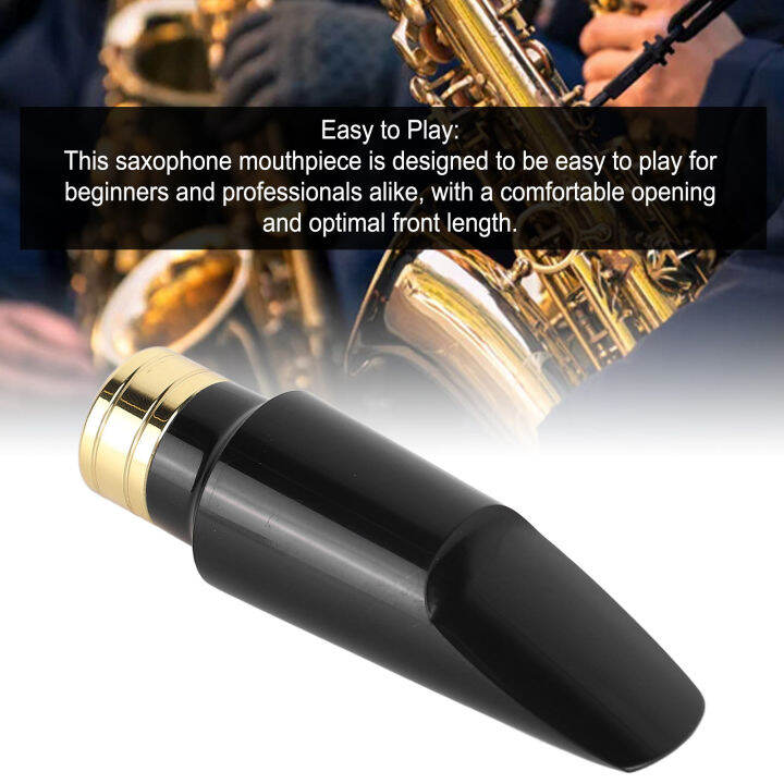 Professional Saxophone Mouthpiece Saxophone Mouthpiece ABS and Metal ...