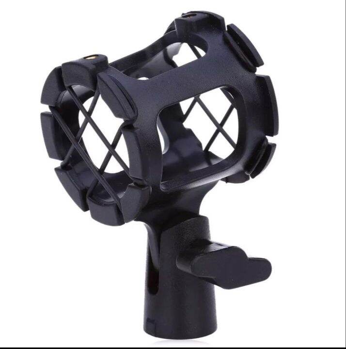 100% Original Smilee Bearable Handheld Condenser Microphone Shock Mount Clip Mic Holder Stand ...